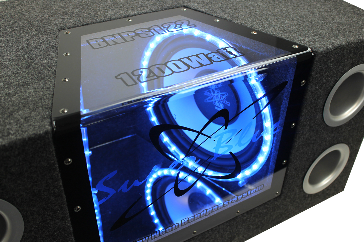 PYRAMID BNPS122 12" 1200W Subwoofer Enclosure Subs Box + Pyramid ...