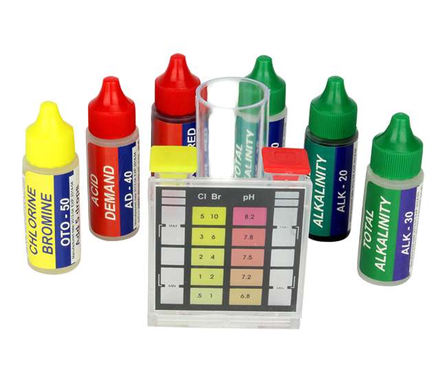 5-Way Swimming Pool & Spa Water Chemical Test Kit : K331SW ...