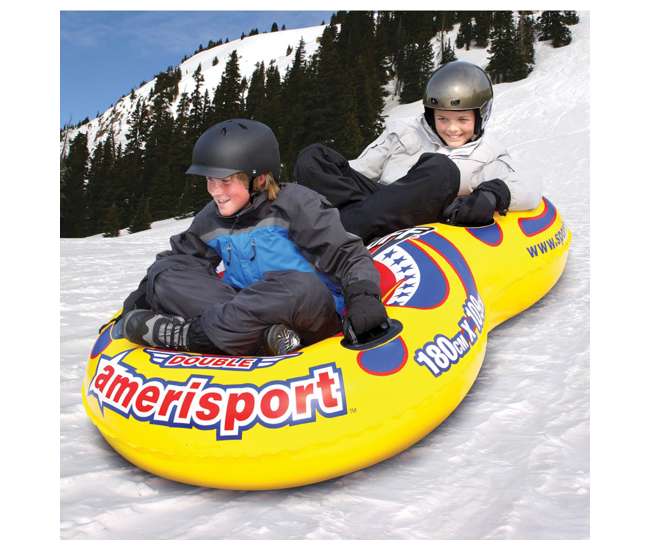 Snow Sleds Snowstorm Sled WOW Sports POW Snow Tube - Heavy Duty ...