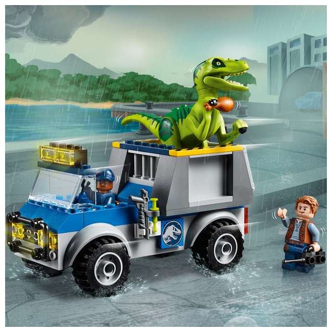 LEGO Juniors Jurassic World Raptor Rescue Truck & Minifigs Set : 6213854