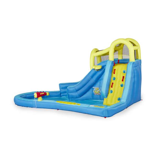 Banzai Inflatable Big Blast Splash Slide Lagoon Pool Water Park : 21971 Banzai Inflatable Big Blast Splash Slide Lagoon Pool Water Park : 21971