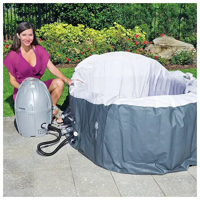 Bestway SaluSpa Siena AirJet 2-Person Inflatable Hot Tub : 54157E-BW Bestway SaluSpa Siena AirJet 2-Person Inflatable Hot Tub : 54157E-BW