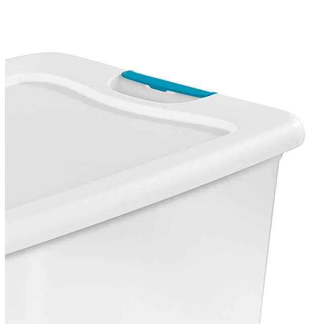 Sterilite 64 Quart Clear Plastic Latching Lid Storage Container 6 Pack
