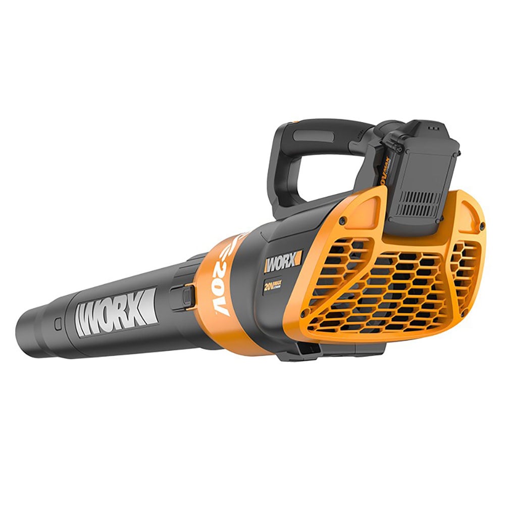 Worx Wg546 Turbine 20v 340 Cfm 2 Speed Handheld Cordless Leaf Blower W