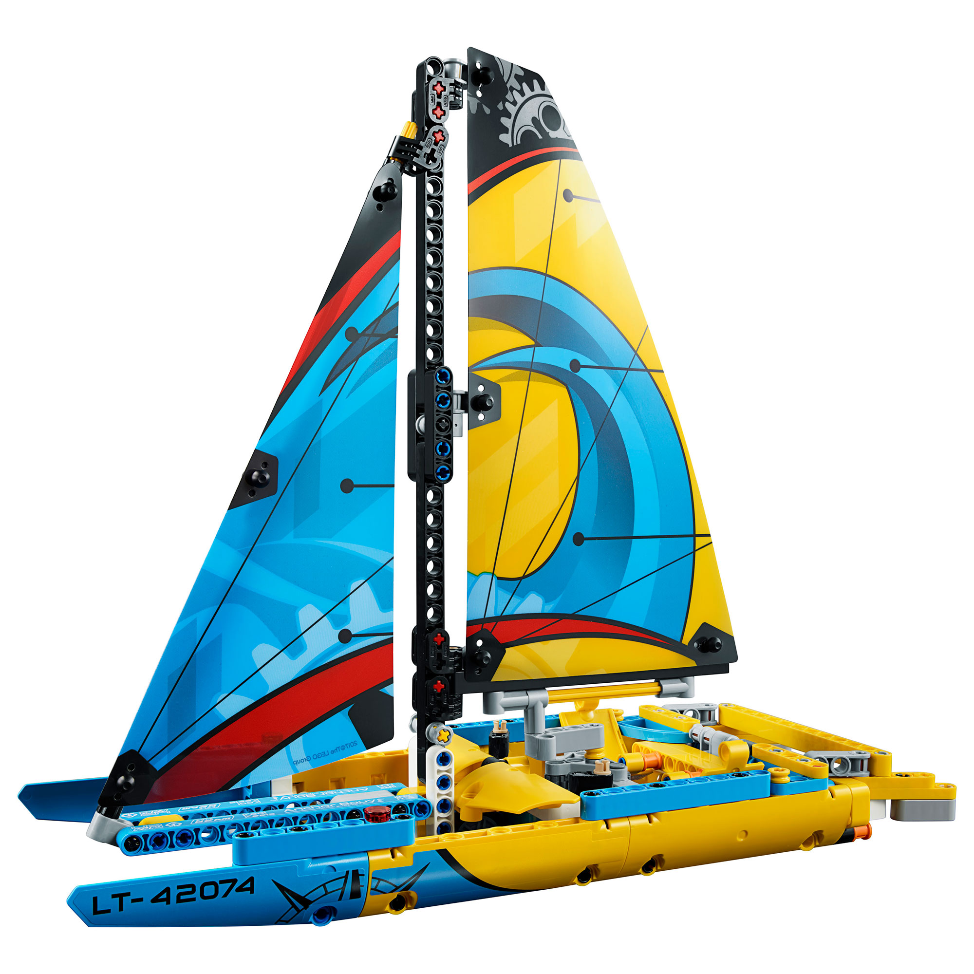 LEGO 42074 Technic Advanced Racing Yacht Wind Sail Boat 330 Piece ...