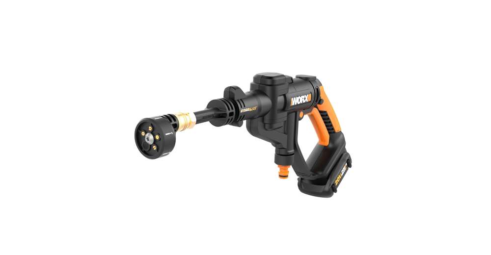 Worx Hydroshot 20V Lithium-Ion 320 PSI Cordless Pressure Washer Power ...