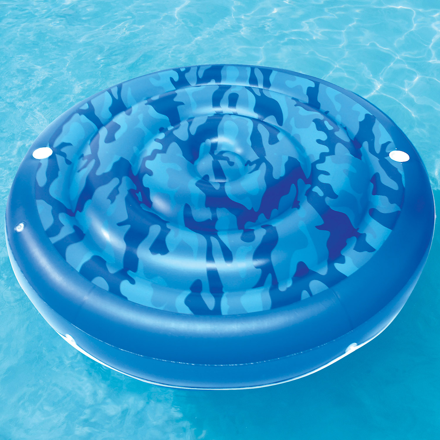 Swimline Giant Inflatable Sumo Island 3 Person Swimming Pool Float Raft ...